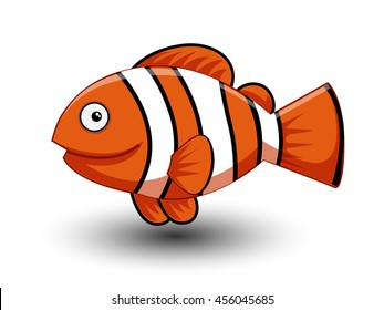 Cute Anemonefish Cartoon Vector Stock Vector (Royalty Free) 456045685 ...