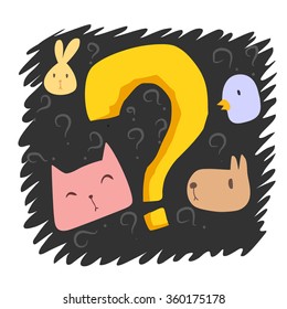 287 Cat dog question Images, Stock Photos & Vectors | Shutterstock