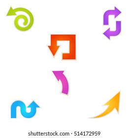 Cute Arrow Collection Stock Vector (Royalty Free) 514172959 | Shutterstock