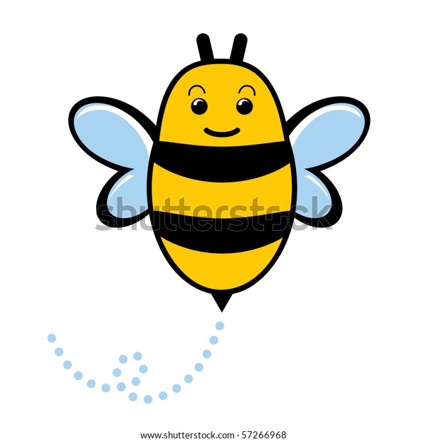 Cute Baby Bumblebee Stock Vector Royalty Free 57266968
