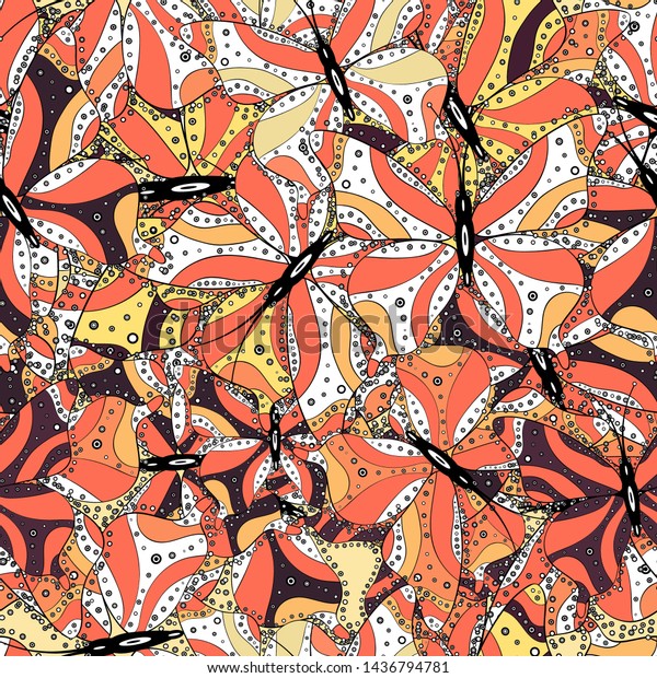 Cute Background Wrappers Wallpaper Design Fabric: เวกเตอร์สต็อก (ปลอด ...