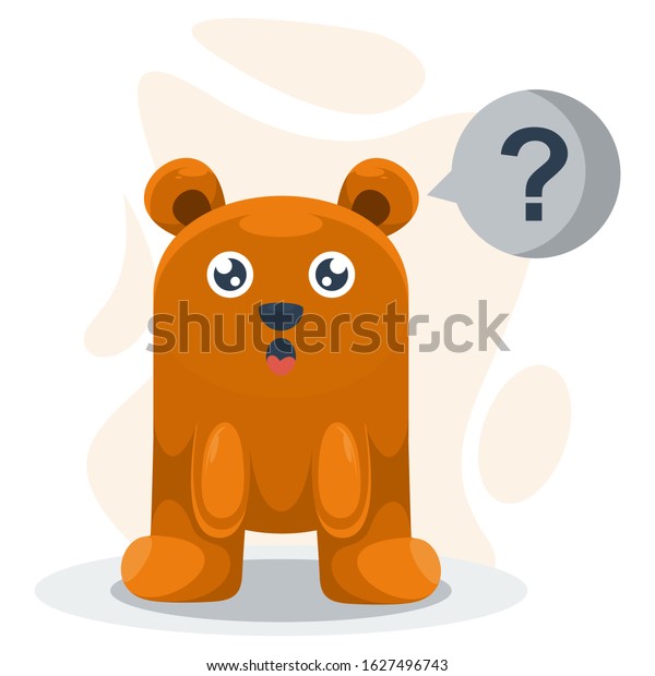 Cute Bear Emoticon Cartoon Vector Stock Vector (Royalty Free ...