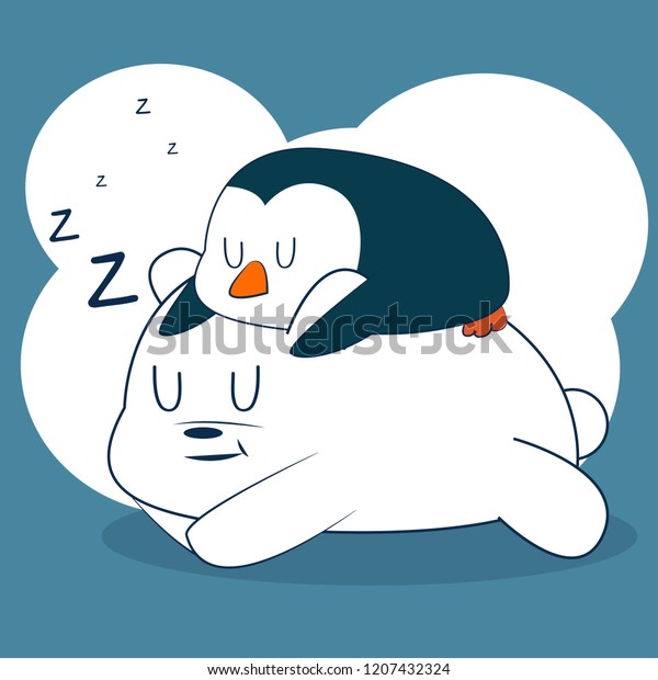 Cute Bear Friends Illustration Stock Vector (Royalty Free) 1207432324 ...