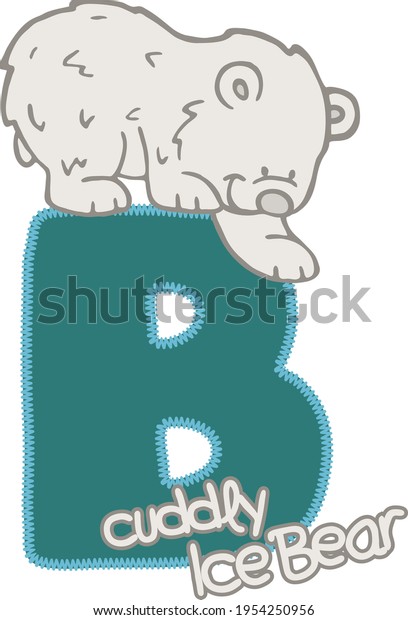 Cute Bear Slogan Illustration Tshirt Print Stock Vector (Royalty Free ...