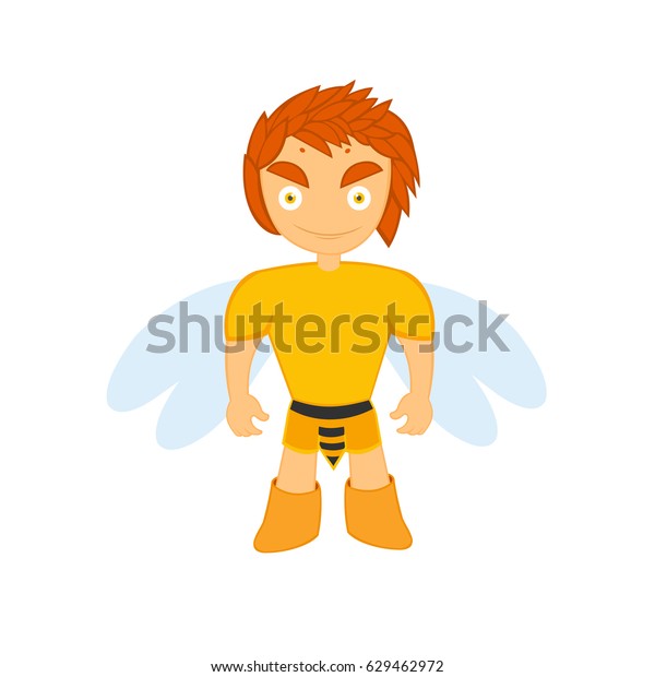 Cute Bee Man Character Wings Cute Stock Vector (Royalty Free) 629462972 ...