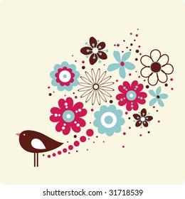 Cute Bird Design Stock Vector (Royalty Free) 31718539 | Shutterstock