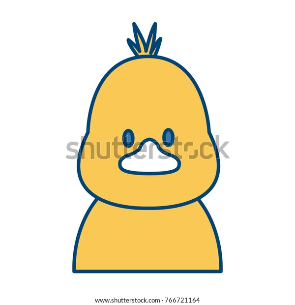 Cute Bird Head Cartoon Stock Vector (Royalty Free) 766721164 | Shutterstock