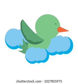 Cute Bird Icon Stock Vector (Royalty Free) 1028346271