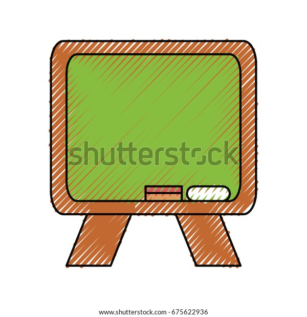 Cute Blackboard Cartoon Stock Vector (Royalty Free) 675622936 ...