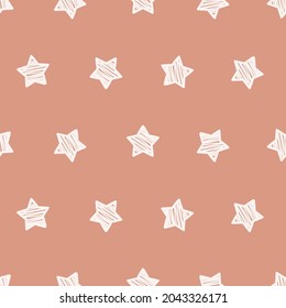 Cute Boho Stars Seamless Pattern Stock Vector (Royalty Free) 2043326171 ...