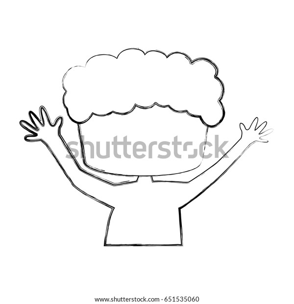 Cute Boy Shirtless Drawing Icon 스톡 벡터(로열티 프리) 651535060 | Shutterstock