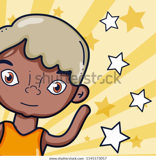 Cute Boy Stars Stock Vector (Royalty Free) 1145573057 | Shutterstock