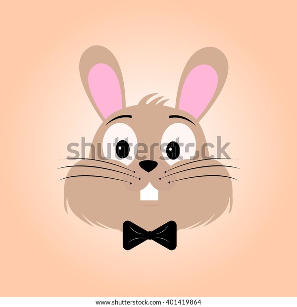 Cute Bunny Boy Big Ears Big: เวกเตอร์สต็อก (ปลอดค่าลิขสิทธิ์) 401419864 ...