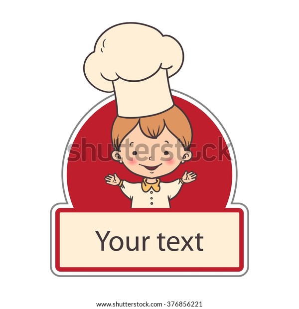 Cute Cartoon Baby Chef Vector Color Stock Vector (Royalty Free) 376856221