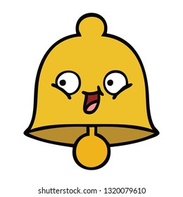 Cute Cartoon Bell Stock Vector (Royalty Free) 1320079610 | Shutterstock