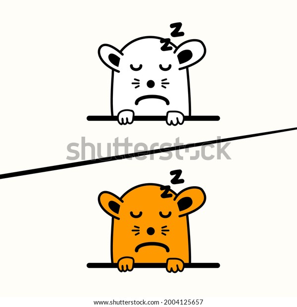 Cute Cartoon Character Design White Background Stock Vector (Royalty ...