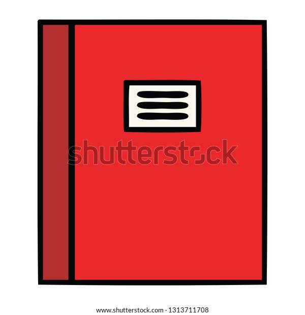 Cute Cartoon Journal Book Stock Vector (Royalty Free) 1313711708 ...