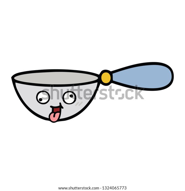 Cute Cartoon Measuring Spoon Stock Vector (Royalty Free) 1324065773 ...