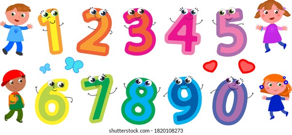 Colorful Cartoon Children English Alphabet Education Stock Vector ...