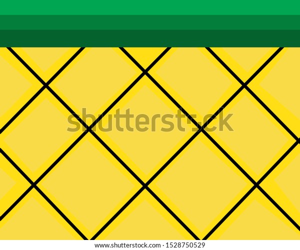 Cute Cartoon Vector Yellow Green Color Stock Vector (Royalty Free ...