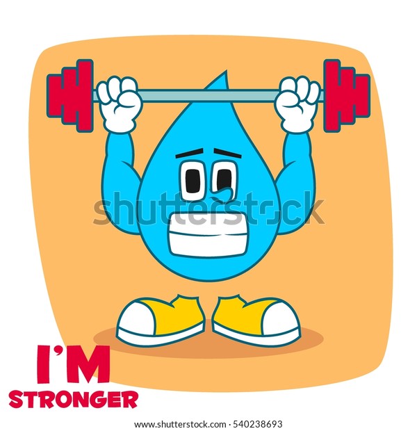 Cute Cartoon Water Character Set Stock Vector (Royalty Free) 540238693 ...