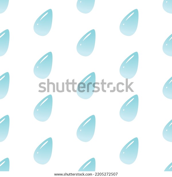Cute Cartoon Water Drops Cute Cartoon Stock Vector (Royalty Free ...
