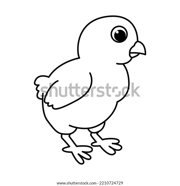Cute Chick Cartoon Characters Vector Illustration Stock Vector (Royalty ...