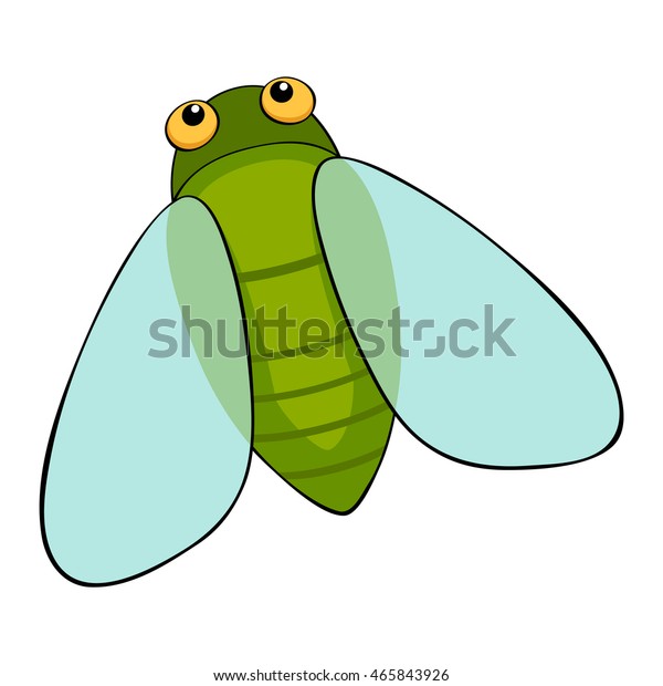 Cute Cicada Stock Vector (Royalty Free) 465843926 | Shutterstock