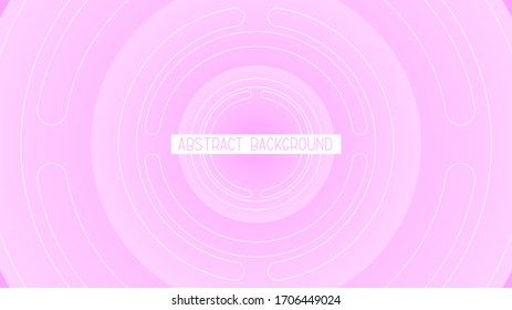 Cute Circle Line Abstract Background Stock Vector (Royalty Free ...