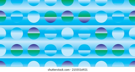 Cute Circle Shapes Background Seamless Patternvector Stock Vector ...