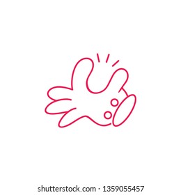 Cute Click Ideas Hand Gesture Symbol Stock Vector (Royalty Free ...
