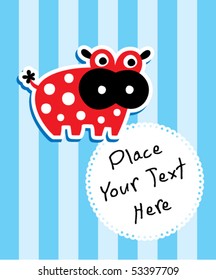 Cute Cow Tag Stock Vector (Royalty Free) 53397709 | Shutterstock