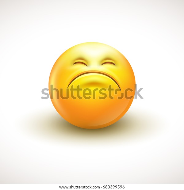 Cute Curious Emoticon Emoji Vector Illustration Stock Vector (Royalty ...