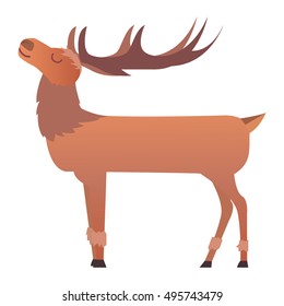 Cute Deer Cartoon Comic Wild Vector: เวกเตอร์สต็อก (ปลอดค่าลิขสิทธิ์ ...