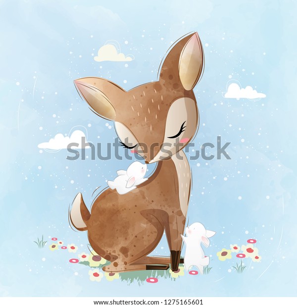 24,431 Baby Deer Kids Images, Stock Photos & Vectors | Shutterstock