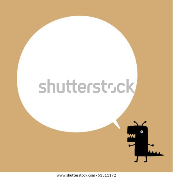 Cute Demon Monster Card 스톡 벡터(로열티 프리) 61311172 | Shutterstock
