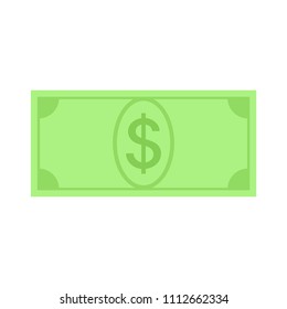 Cute Dollar Bill Note Banknote Cartoon Stock Vector (Royalty Free ...
