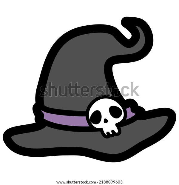 Cute Doodle Halloween Decorations Collection Stock Vector (Royalty Free ...