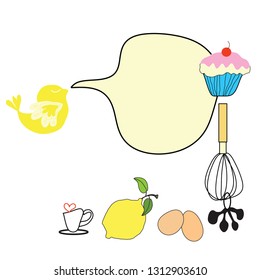Cute Doodle Menu Hand Drawn Doodle Stock Vector (Royalty Free ...