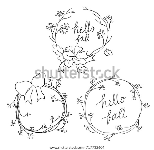 Cute Draw Vector Illustration Outline Beauty Stock Vector (Royalty Free ...
