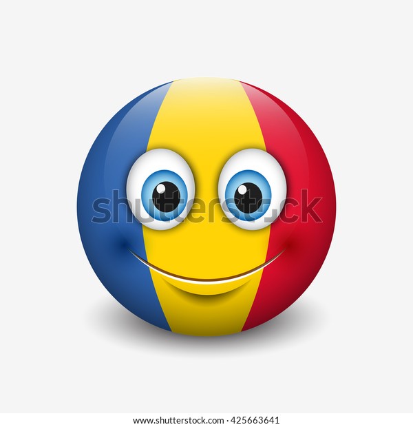 Cute Emoticon Isolated On White Background 库存矢量图(免版税)425663641