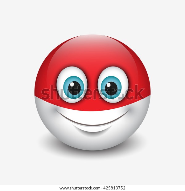Cute Emoticon Isolated On White Background Stock Vector Royalty Free