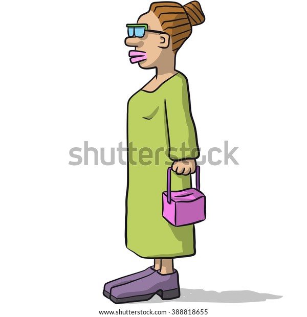Cute Female Cartoon Characters Stock Vector (Royalty Free) 388818655 ...