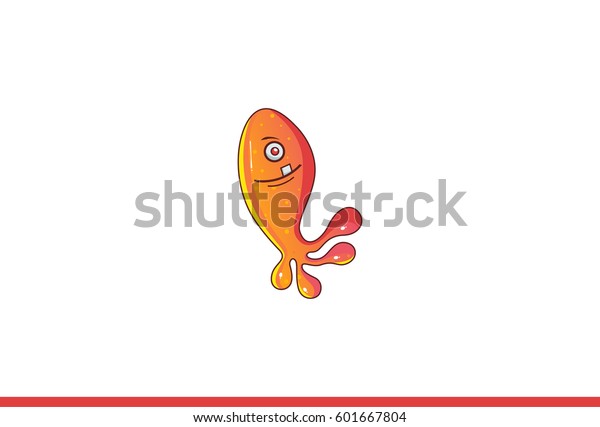 Cute Fish Emoji Sad Vector Illustration Stock Vector (Royalty Free ...