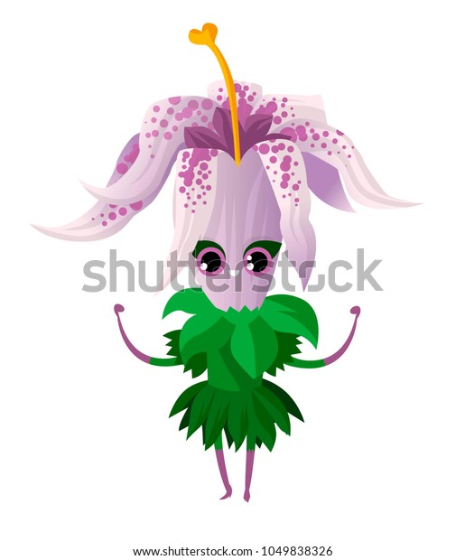 Cute Flower Magical Creature Stock Vector (Royalty Free) 1049838326 ...