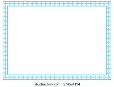 Cute Frame Certificates Diplomas Contracts Stock Vector (Royalty Free ...