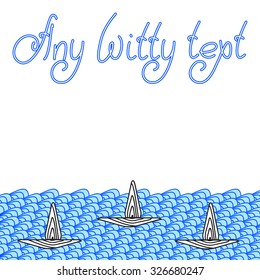 Cute Funny Background Pattern Border Frame Stock Vector (Royalty Free ...