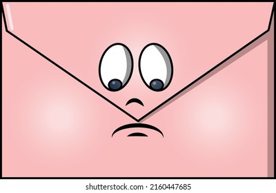 Cute Funny Cartoon Envelope Stock Vector (Royalty Free) 2160447685 ...