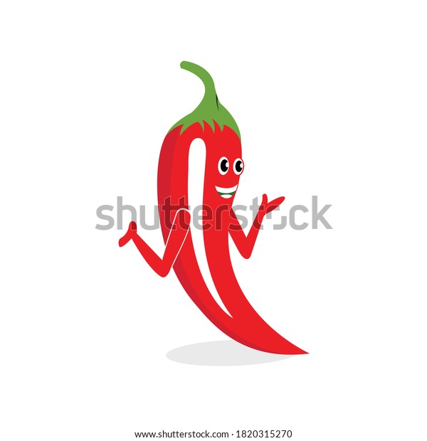Cute Funny Chilli Cartoons Stock Vector (Royalty Free) 1820315270 ...