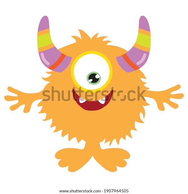 Cute Funny Colorful Monster Vector Cartoon Stock Vector (Royalty Free ...